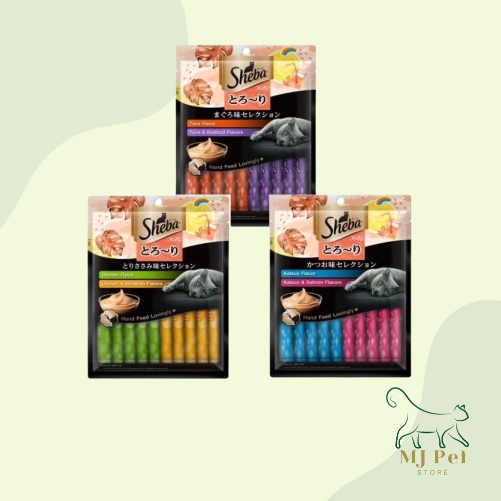 Sheba Melty Creamy Cat Treat Megapack 240gx20pcs- Value Pack | Shopee ...