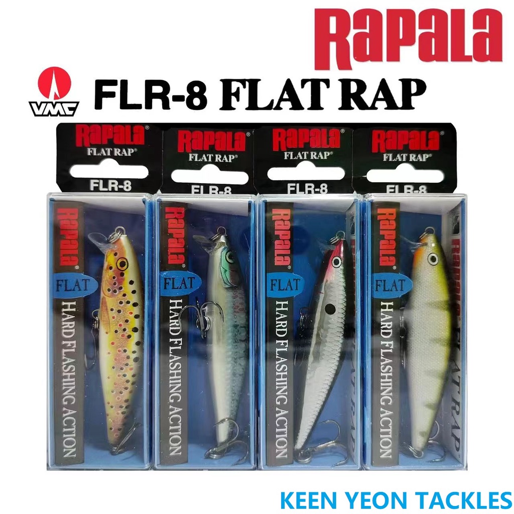 RAPALA FLAT RAP FISHING LURE FLR-8 | Shopee Malaysia