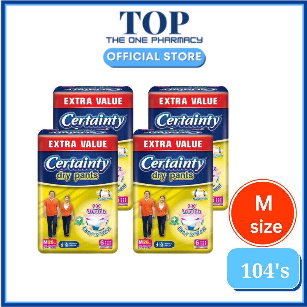 Certainty DryPants Jumbo Pack M104/ L88/ XL80 | Shopee Malaysia