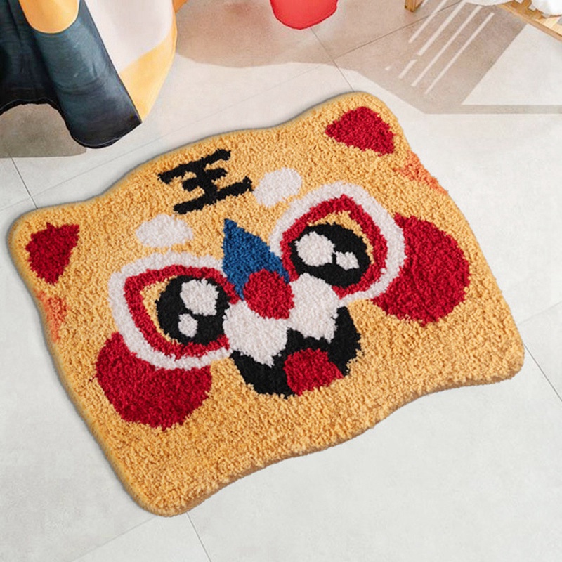Soft Cute Cartoon Floor Mat Non-slipe Water Absorption Carprt Big Eyes ...