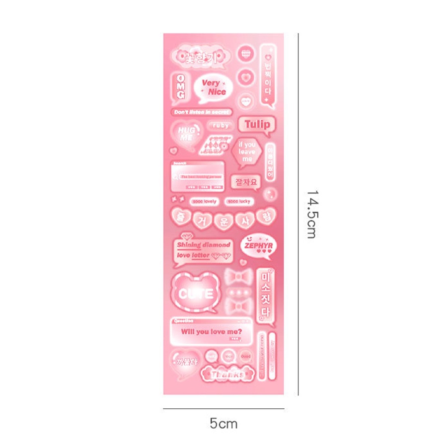 200pcs Cute Stickers Goo Goo Card Set Free Tweezers Kawaii Cartoon ...