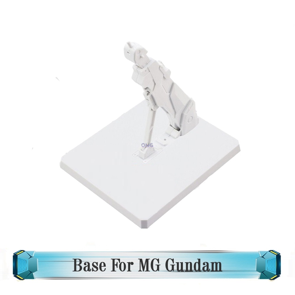 Wuji MG Action Base (White) MG Stand 1/100 Stand Display Base Display ...