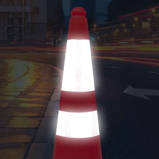 30"/77cm Heavy Duty Safety Cone Road Cone Traffic Cone PVC Reflective ...