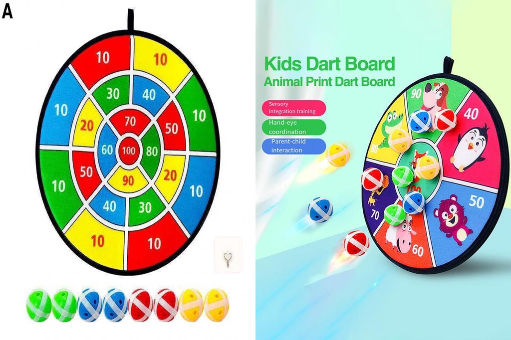 Great Stickiness Sticky Ball Dart Board Gooey Ball Dart Board Colorful ...
