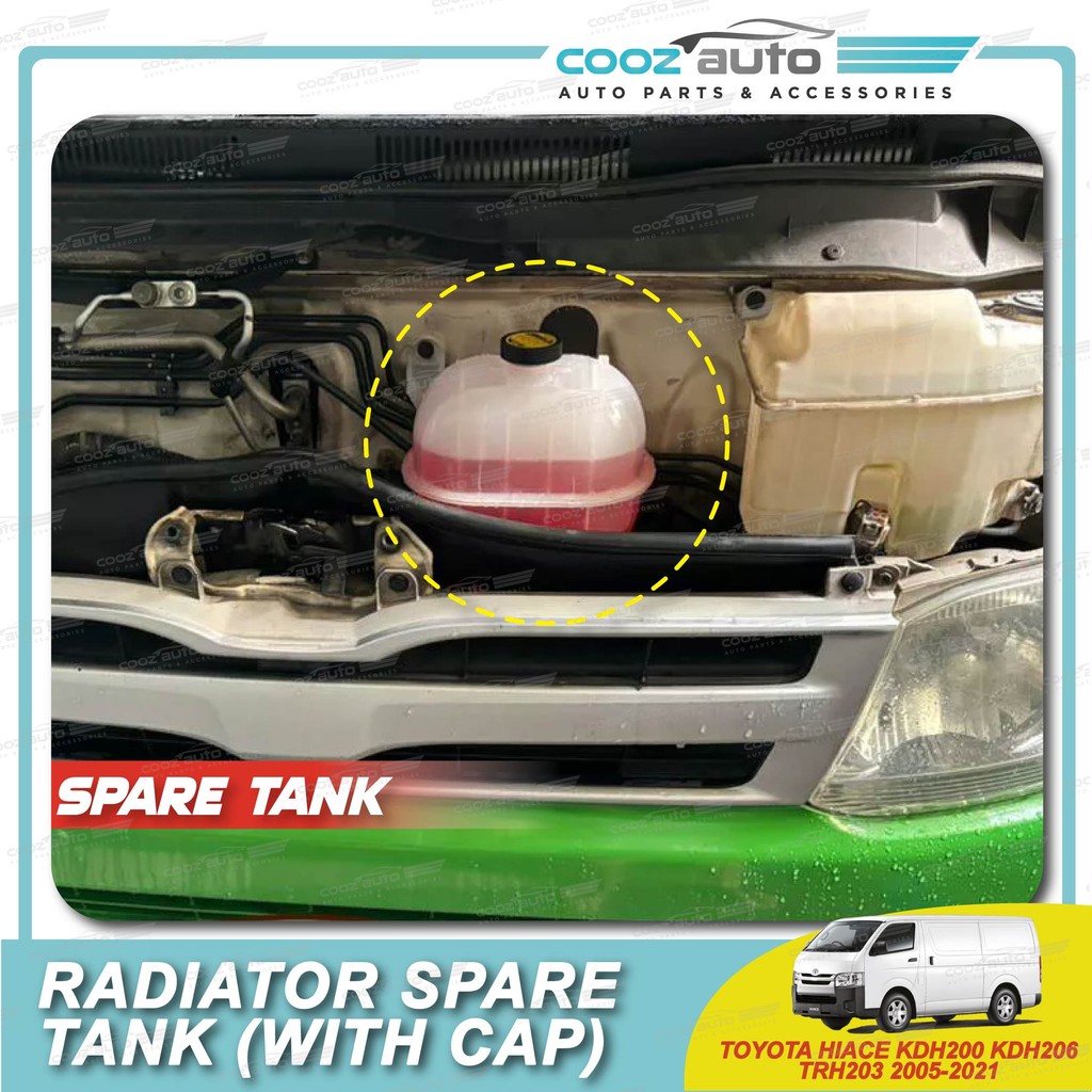 Toyota Hiace KDH200 KDH206 TRH203 2005 - 2021 Radiator Water Spare Tank ...