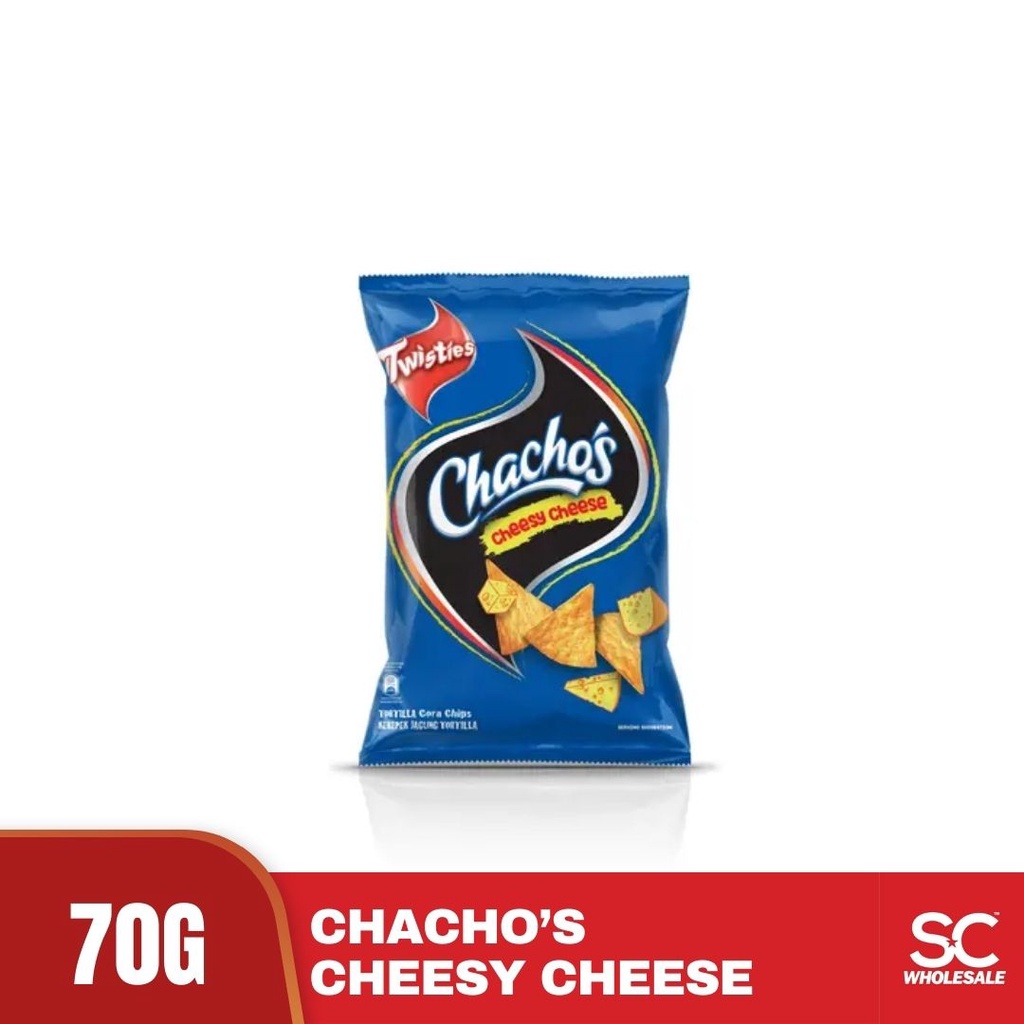 Chacho's Cheesy Cheese Chips 70g | Shopee Malaysia