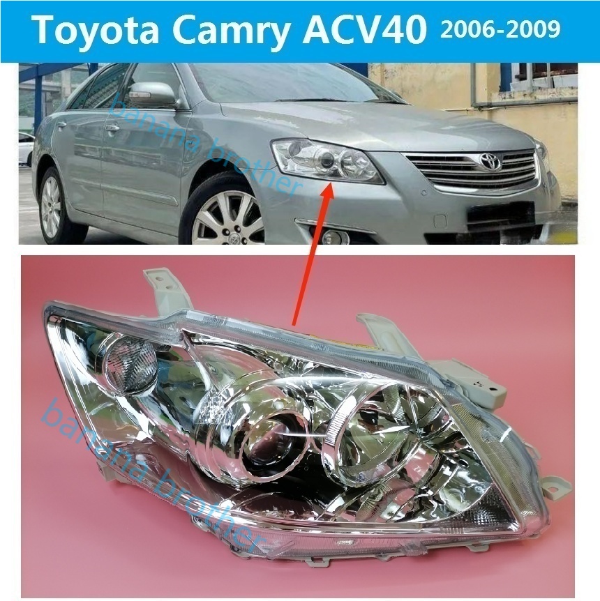 Toyota Camry ACV40 projector headlight 2006-2009 Headlamp Headlight Head lamp Front Light Head ...