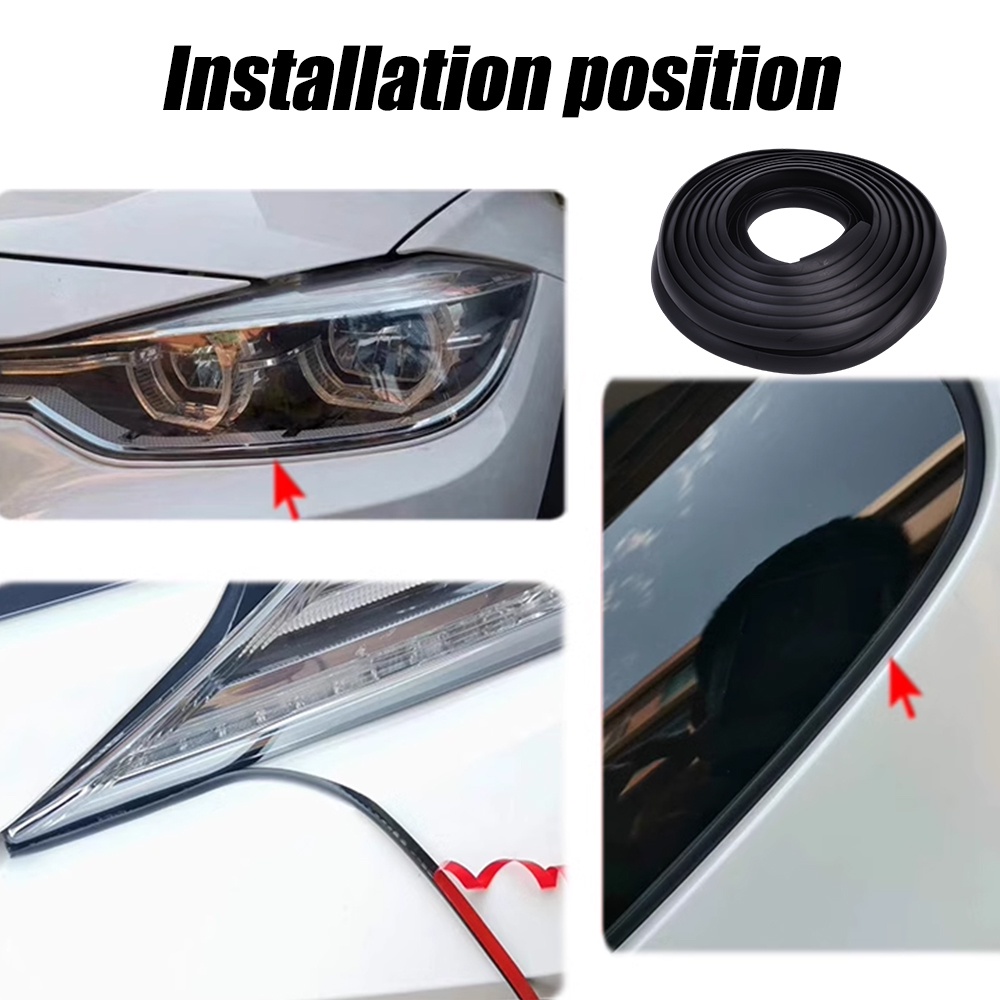 Car Door Seal 5m T-Shape Car Rubber Sealing Strip - Weatherstrip For ...