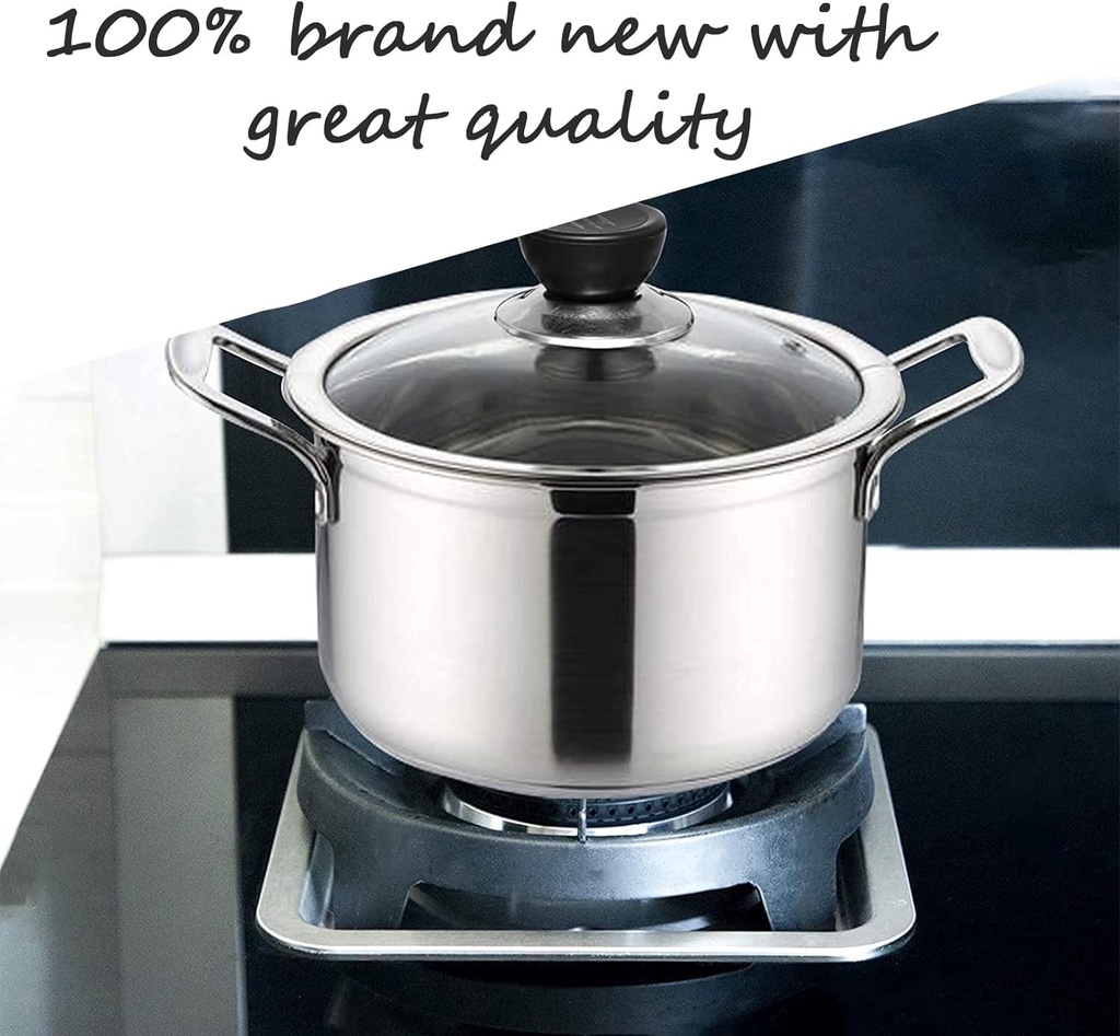 1 Pcs Round Design Stainless Steel Handle Universal Pot Lid Handle ...