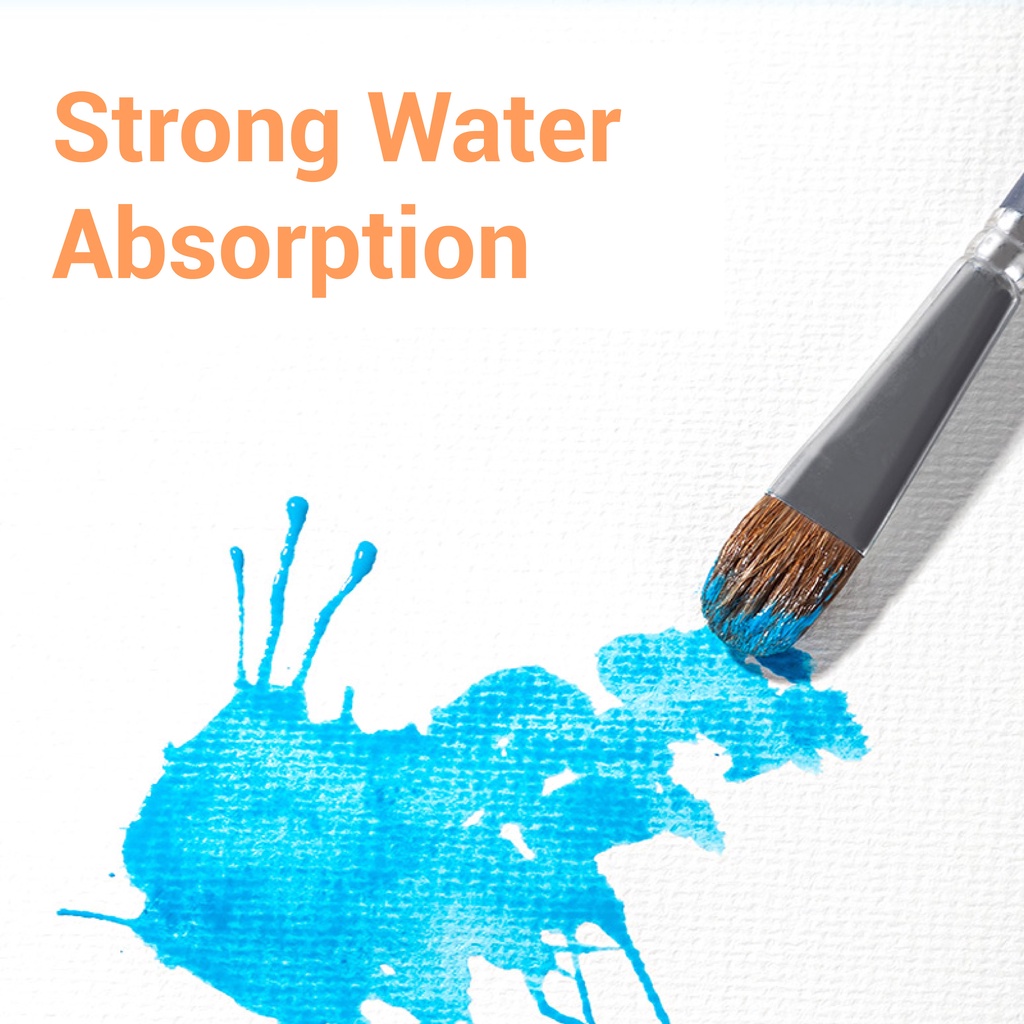 Deli Sketch Paper Water Color Paint Paper 4k 8k 240gsm 20Sheets White ...