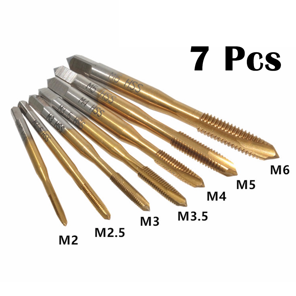 [DRHT]7pcs set M2-M6 Machine Screw Thread Taps Tapping Tools Metric ...