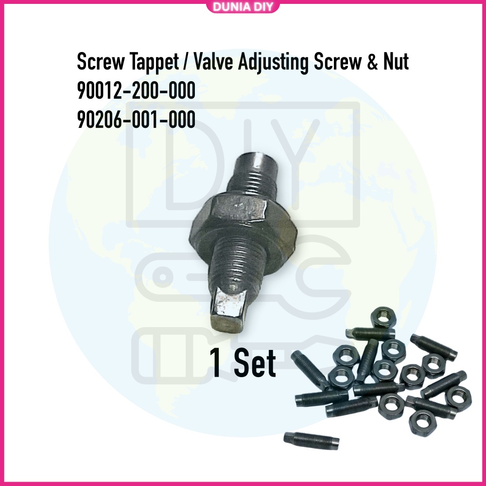 Screw Tappet / Valve Adjusting Screw & Nut C70 / EX5 / KRISS | Shopee ...