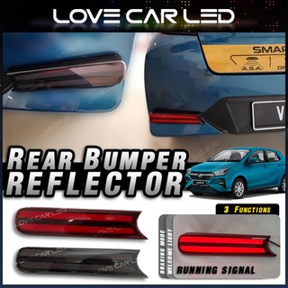 Perodua Axia Baru 2022 2023 2024 Facelift LED Rear Bumper Reflector LED ...