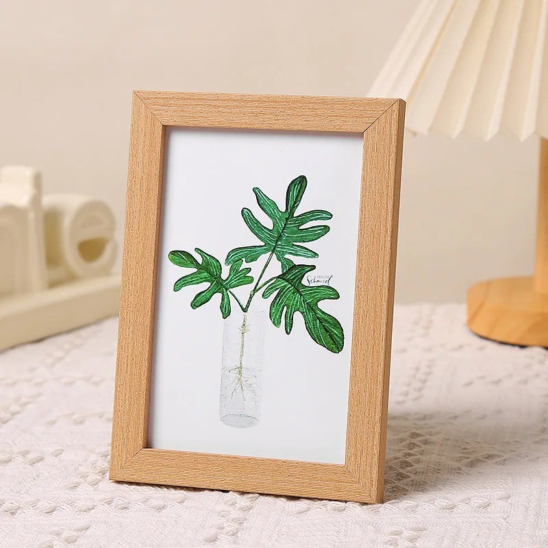 Free customized photo printing and frame, high-end solid wood frame ...