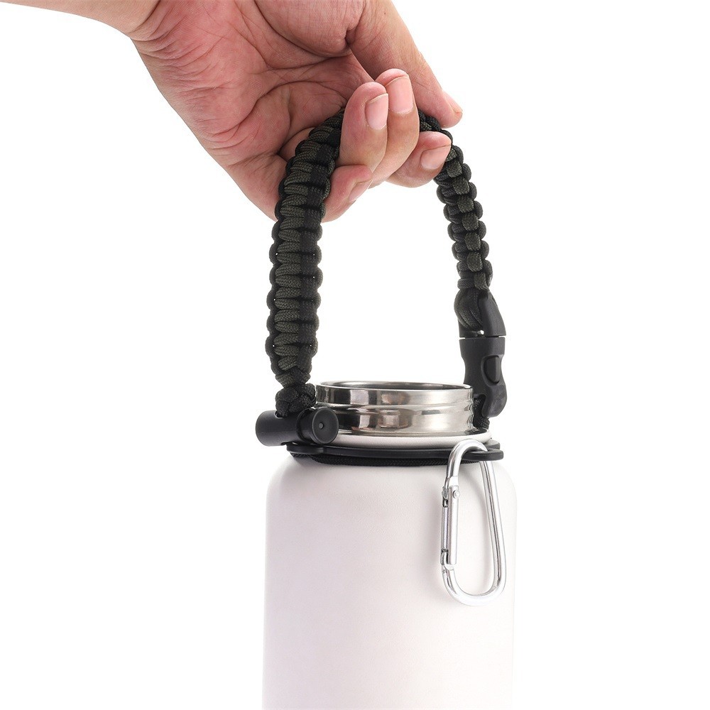 Big Mouth Space Pot Cup Rope Thermos Cup Portable Rope Water Cup Strap ...