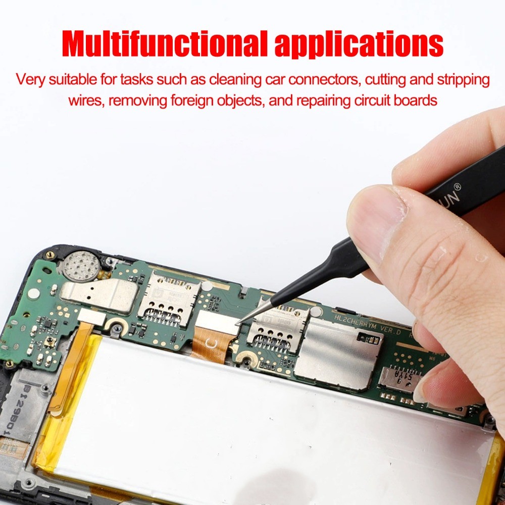 Stainless Steel Anti-static Tweezers - Car Body Sheet Metal /Mobile ...