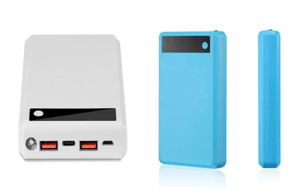 Cute_ Power Bank Case LED Power Digital Display Large Capacity Dual USB ...