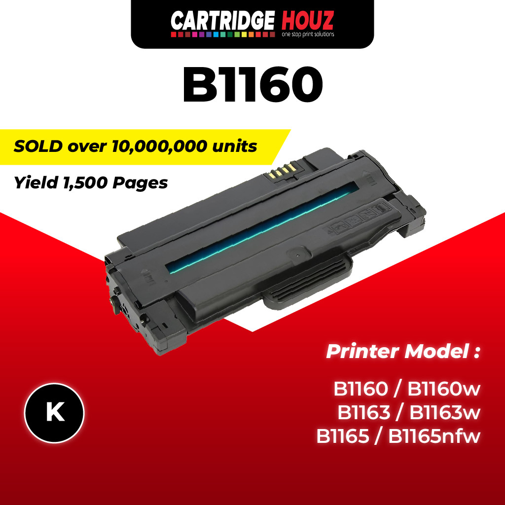 Compatible Dell B1160 (1.5K PGS) Toner Cartridge For B1160 / B1160w ...