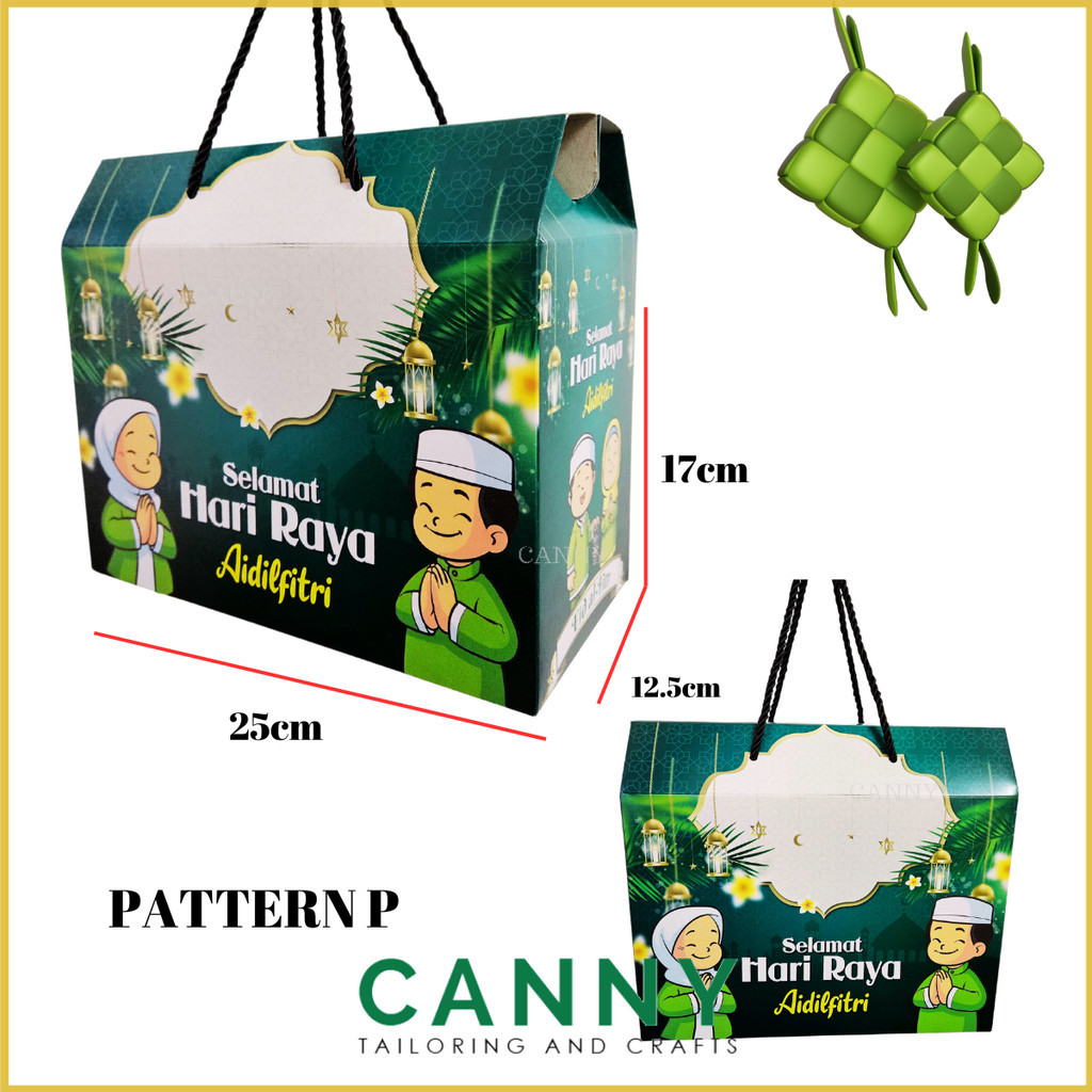 (1Pcs) Hari Raya Box / Hari Raya Cookies Box / Kotak Untuk Kuih / Hari ...