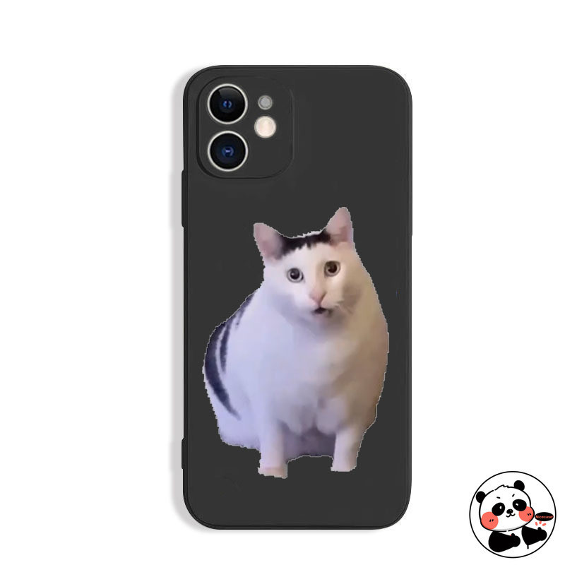 Cat Meme Casing For iPhone 15 14 Plus 13 12 Mini 11 Pro Max XR XS Max X ...