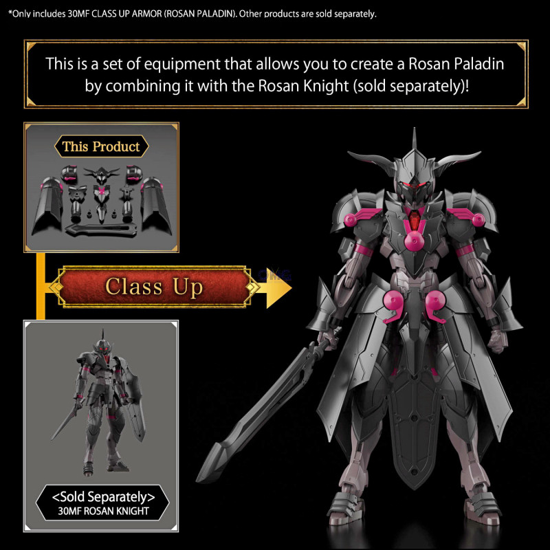 Bandai 30MF Class Up Armor (Rosan Paladin) 67179 30 Minutes Fantast ...