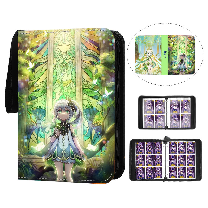 400/900 PCS Genshin Impact Anime Book Card Album Holder Game Binder ...