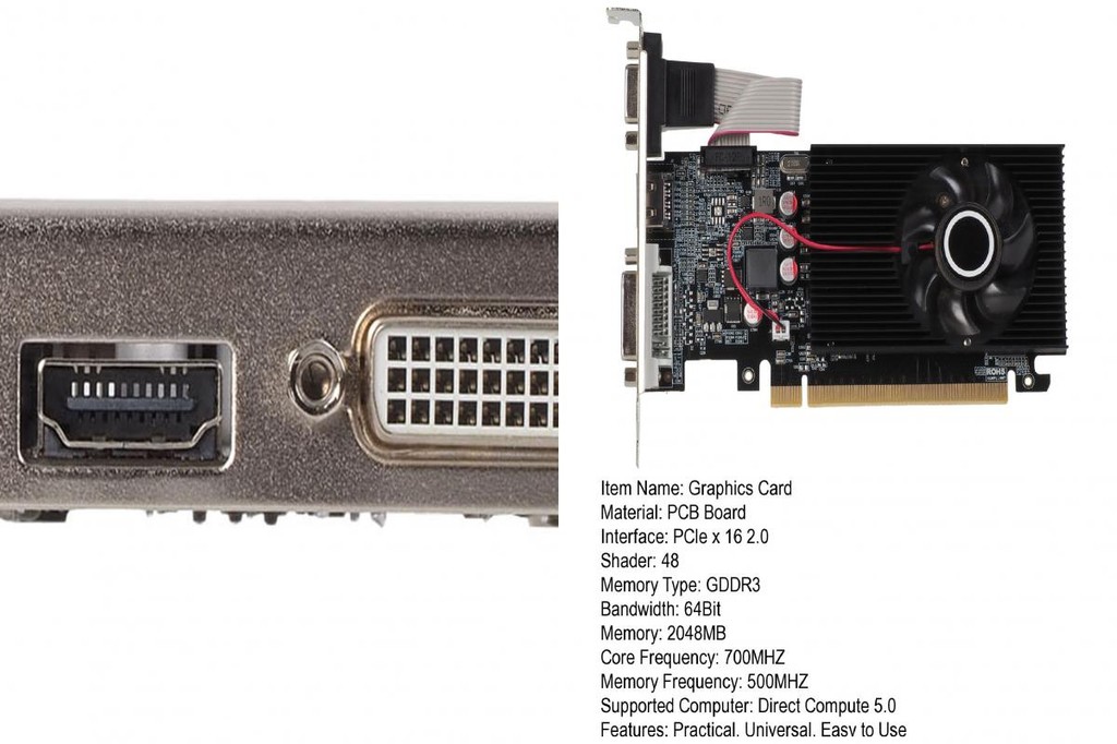 SN Low Power Consumption Graphics Card Video Memory Graphics Card High ...