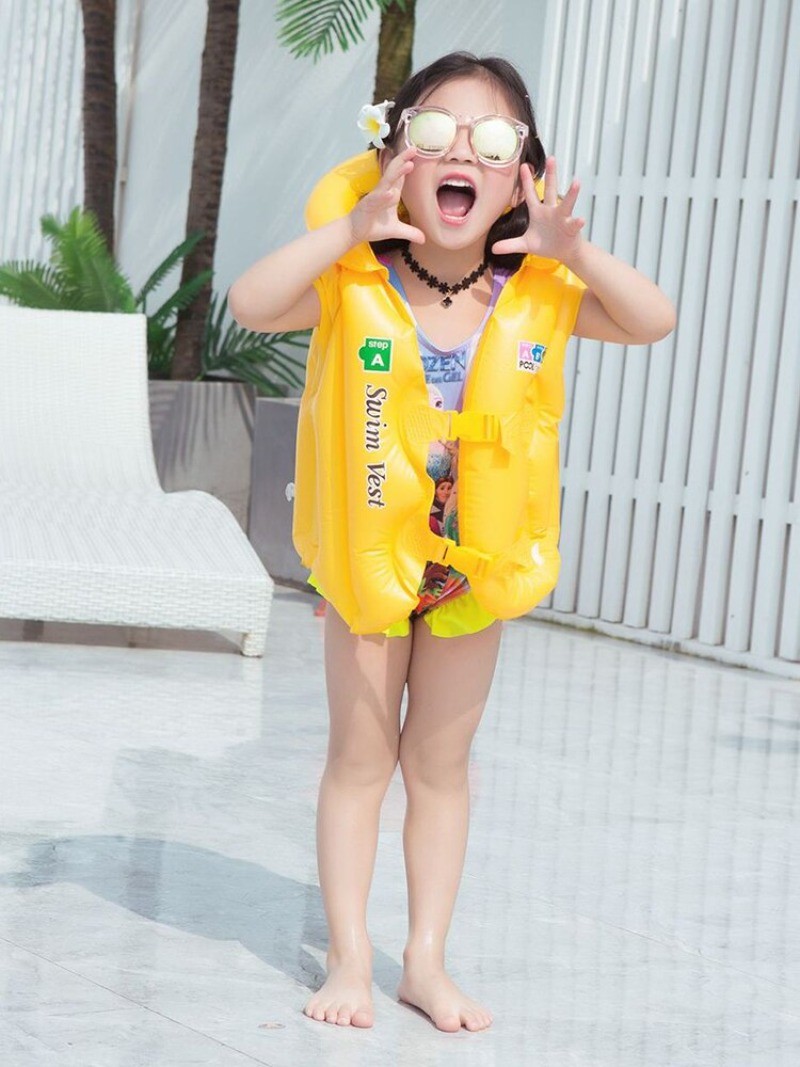 Winmax kids Inflatable vest buoyancy swimsuit Life Vest for Children ...