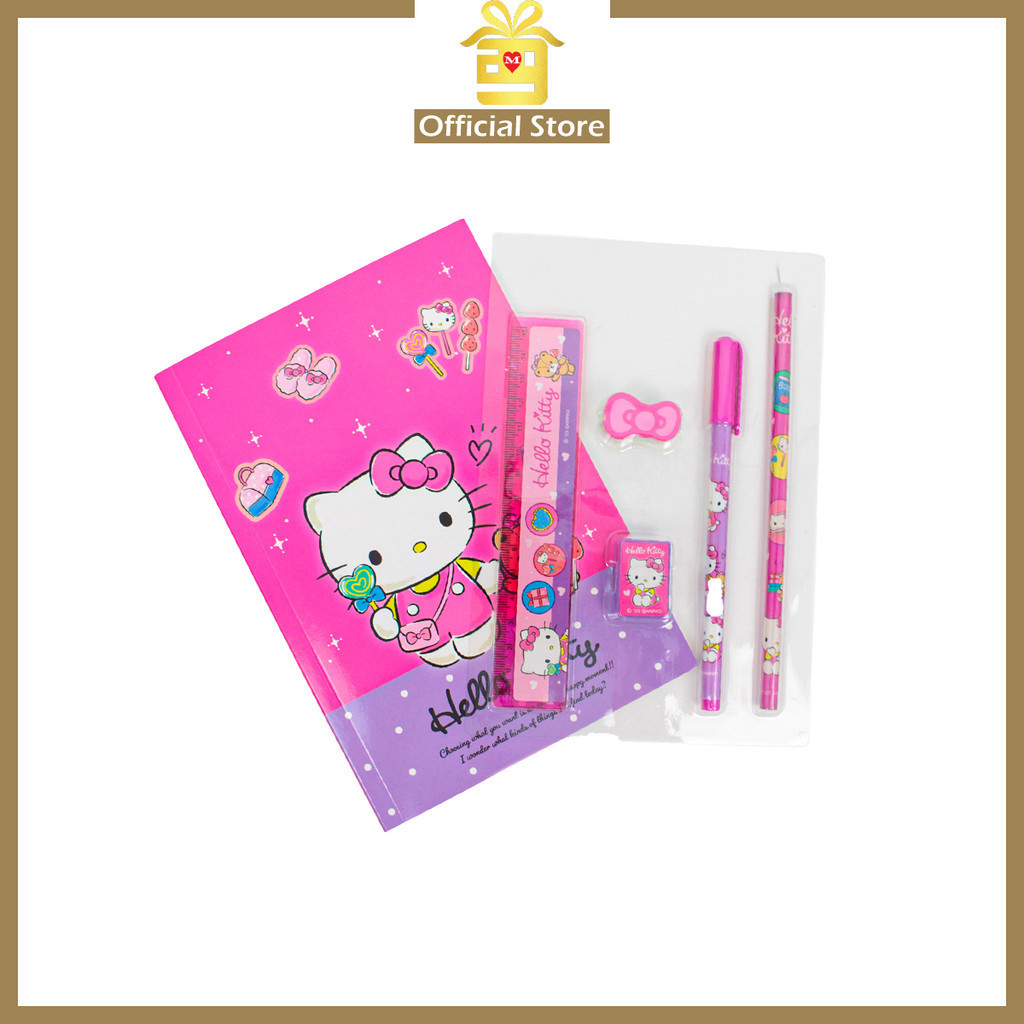 Hello Kitty Note Book Stationery Gift Students School Viral Alat Tulis ...