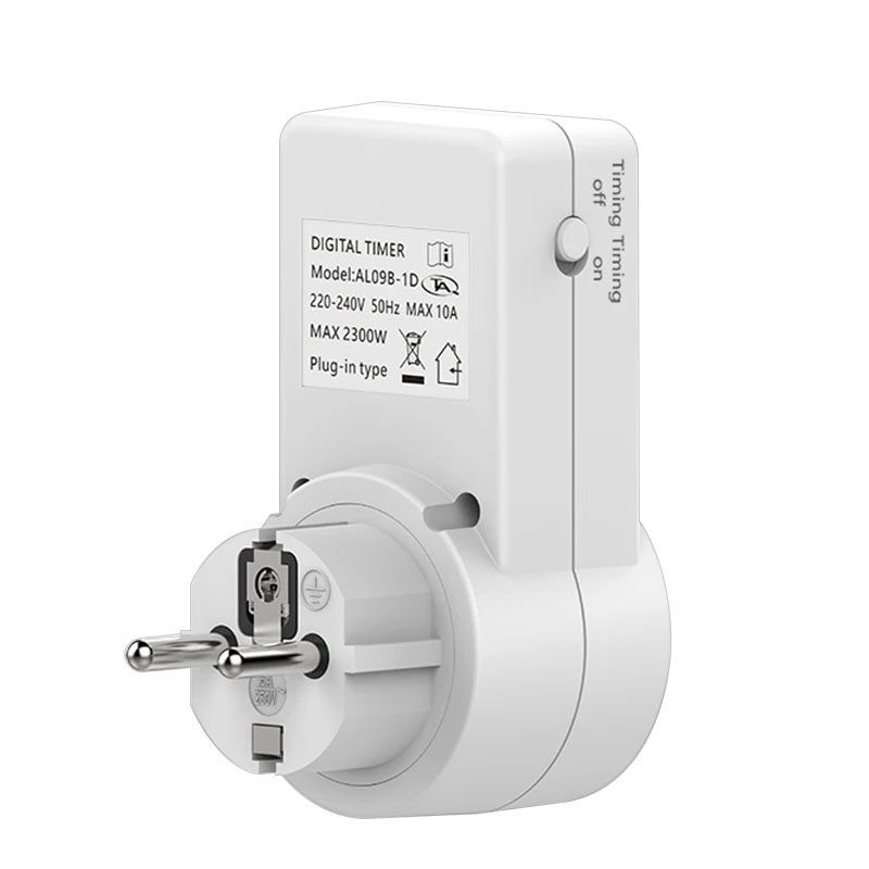 Countdown Socket Timer Switch Time Controller Socket 2 Digits Display Timer Socket EU Plug ...