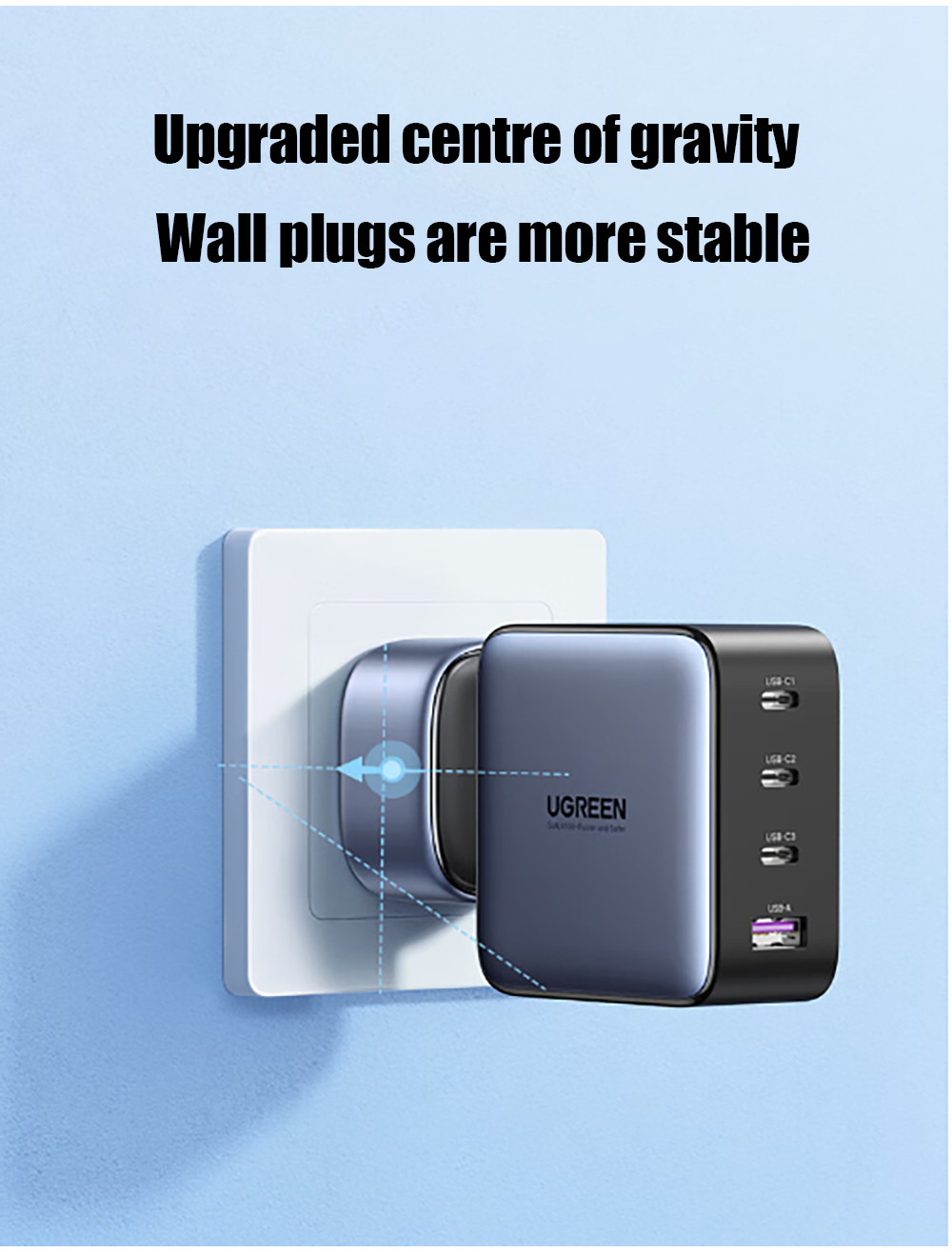 UGREEN adapter Multi-country Travel 250V Power to Socket Converter ...