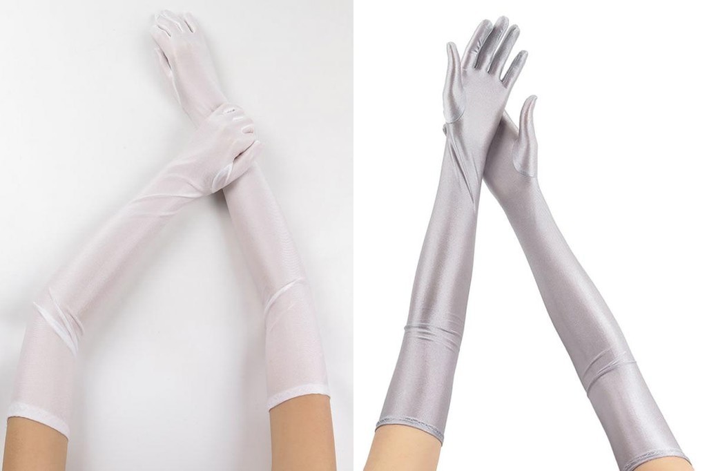 Women Party Gloves Cosplay Gloves Elegant Elbow Length Gloves for ...