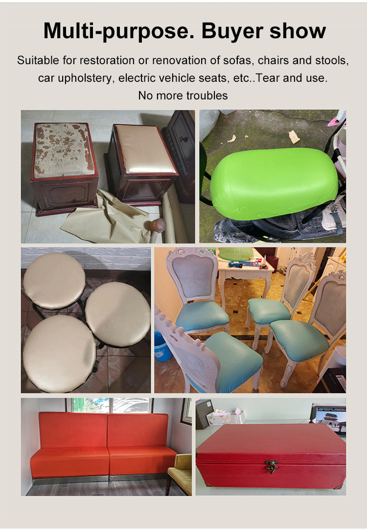 【Self-adhesive/repair damaged leather】Self-adhesive leather patch/Sofa ...