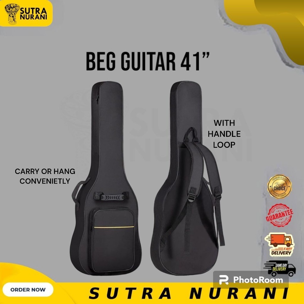BEG GITAR AKUSTIK & ELEKTRIK – SARUNG LEMBUT BERPAD UNTUK GITAR 41 ...