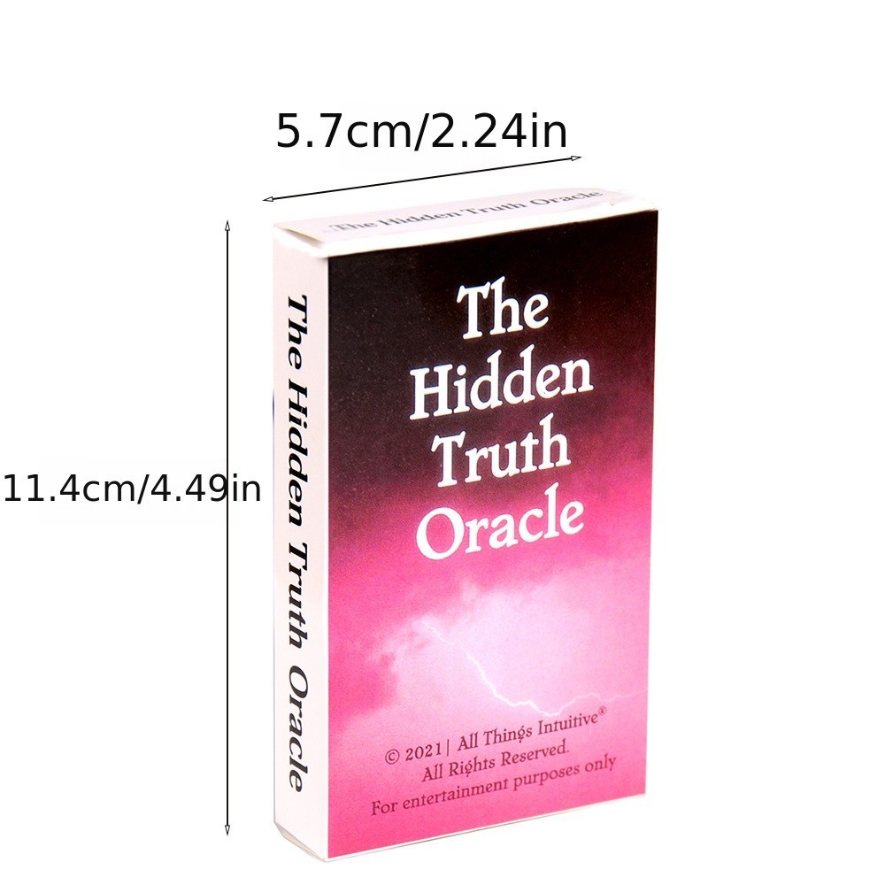 The Hidden Truth Oracle, 54 Card Deck, Learning Tarot Cards For ...