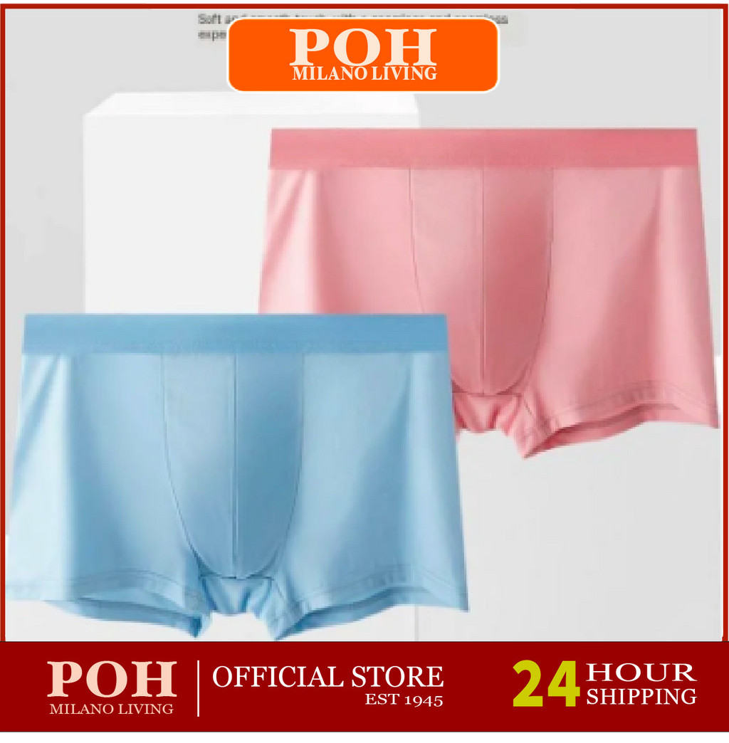 🔥READY STOCK🔥POH Super Soft SlimFit Modal Men Ice Cool Soft Underwear ...
