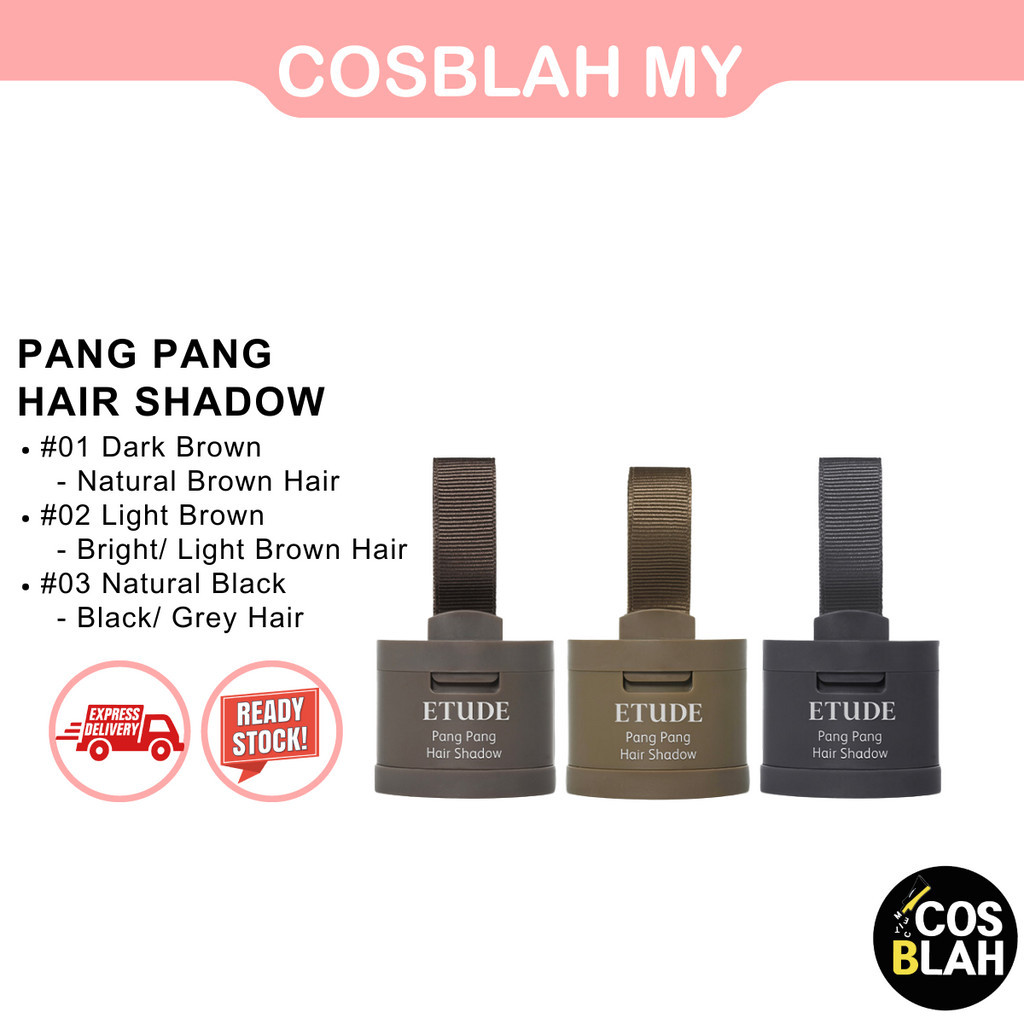 Etude House Pang Pang Shadow 3.5g - #01 Dark Brown, #02 Light Brown ...