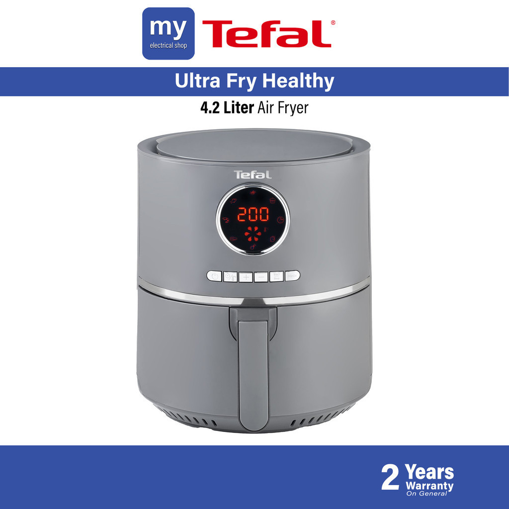 Tefal 4.2 Liter Digital Air Fryer Ultra Fry Healthy EY111B40 EY111B ...