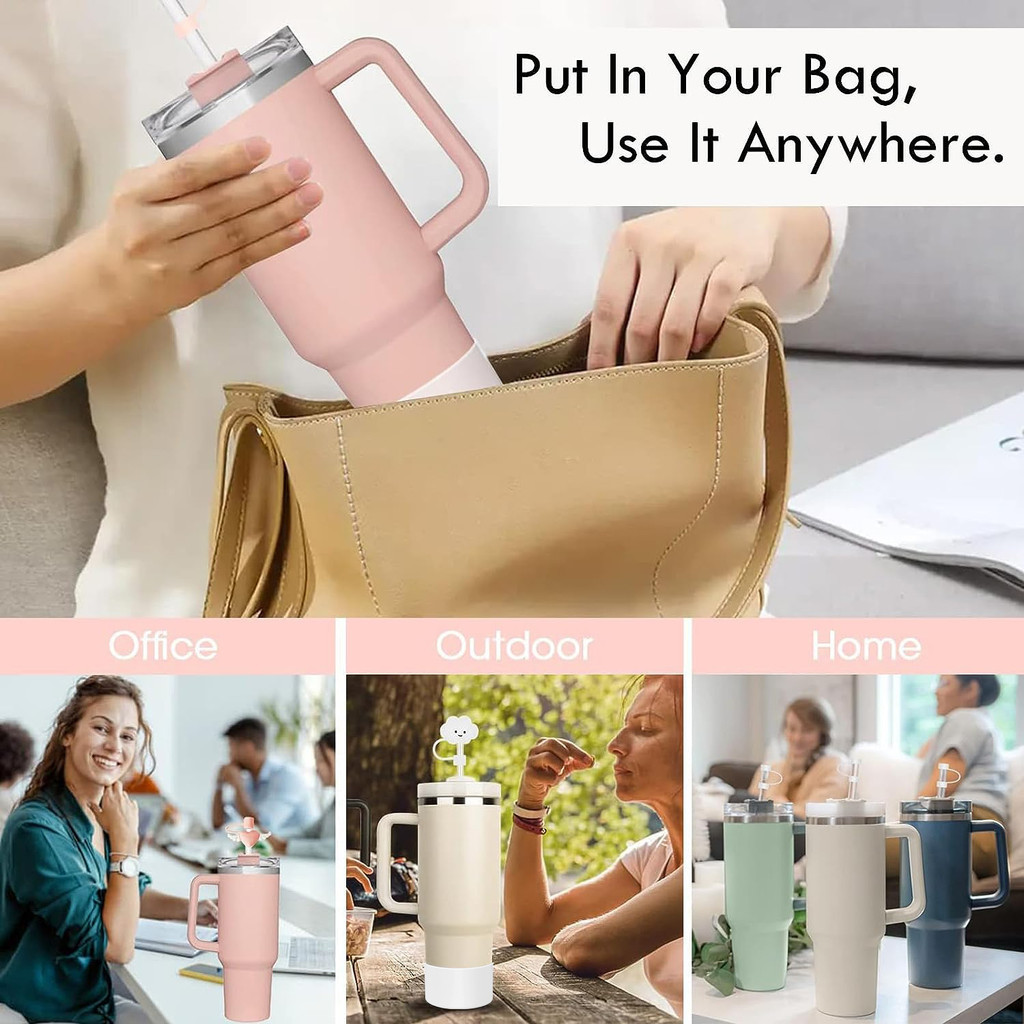 Silicone Spill Proof Set For Stanley Cup Accessories Including 6 Pcs ...