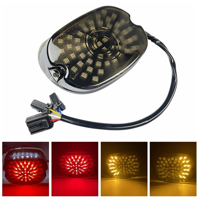 Motorcycle Tail Rear Light LED Rear Lamp Brake Stop Taillight for ...