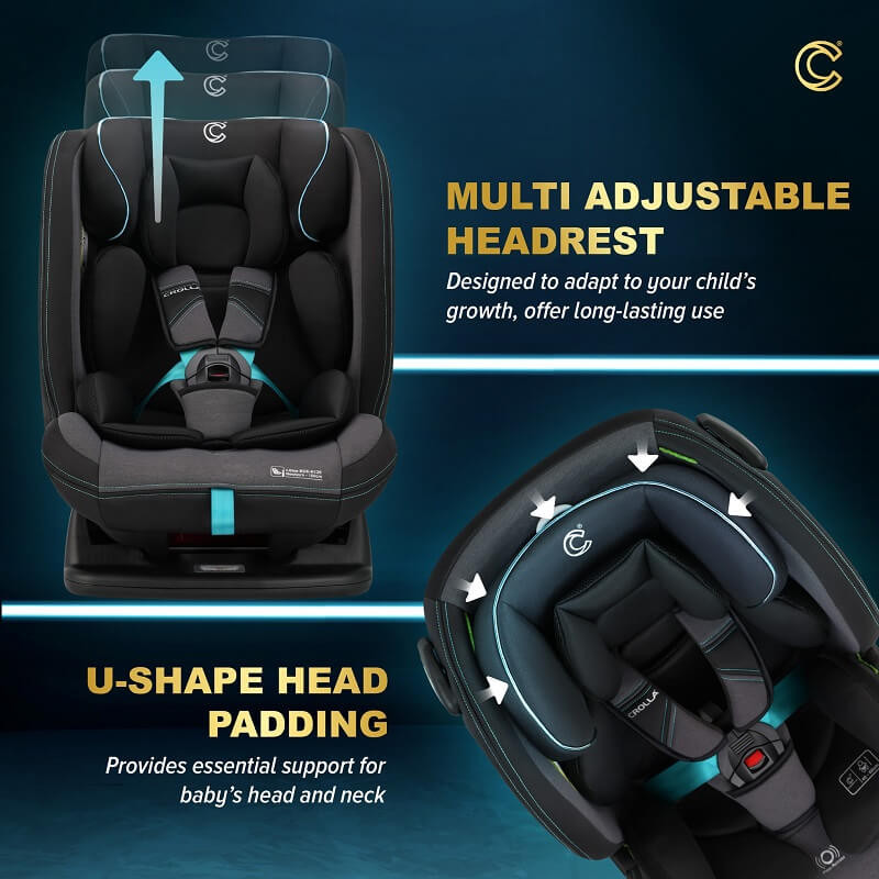 Crolla Alpha R129 Convertible Car Seat (New Born to 150cm) | Shopee ...