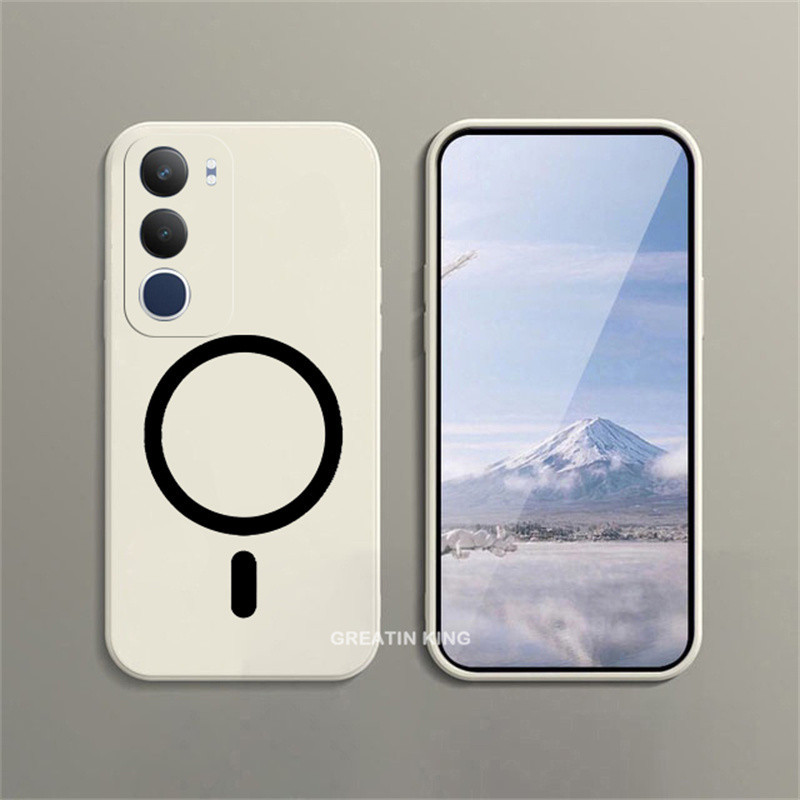 Vivo Y19s V2419 Y29 5G Magnetic Phone Case Candy Color Matte Magnetic ...