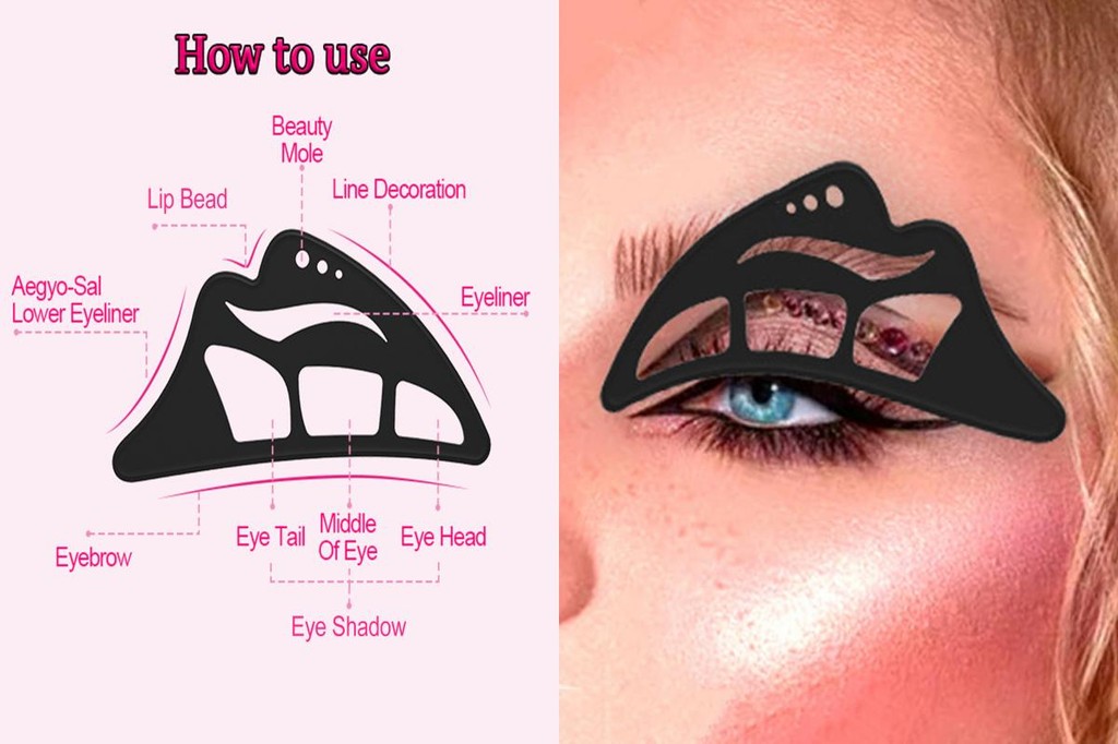 NOR Eyeshadow Mapping Template Women Eye Makeup Easy Eyeshadow Stencil ...