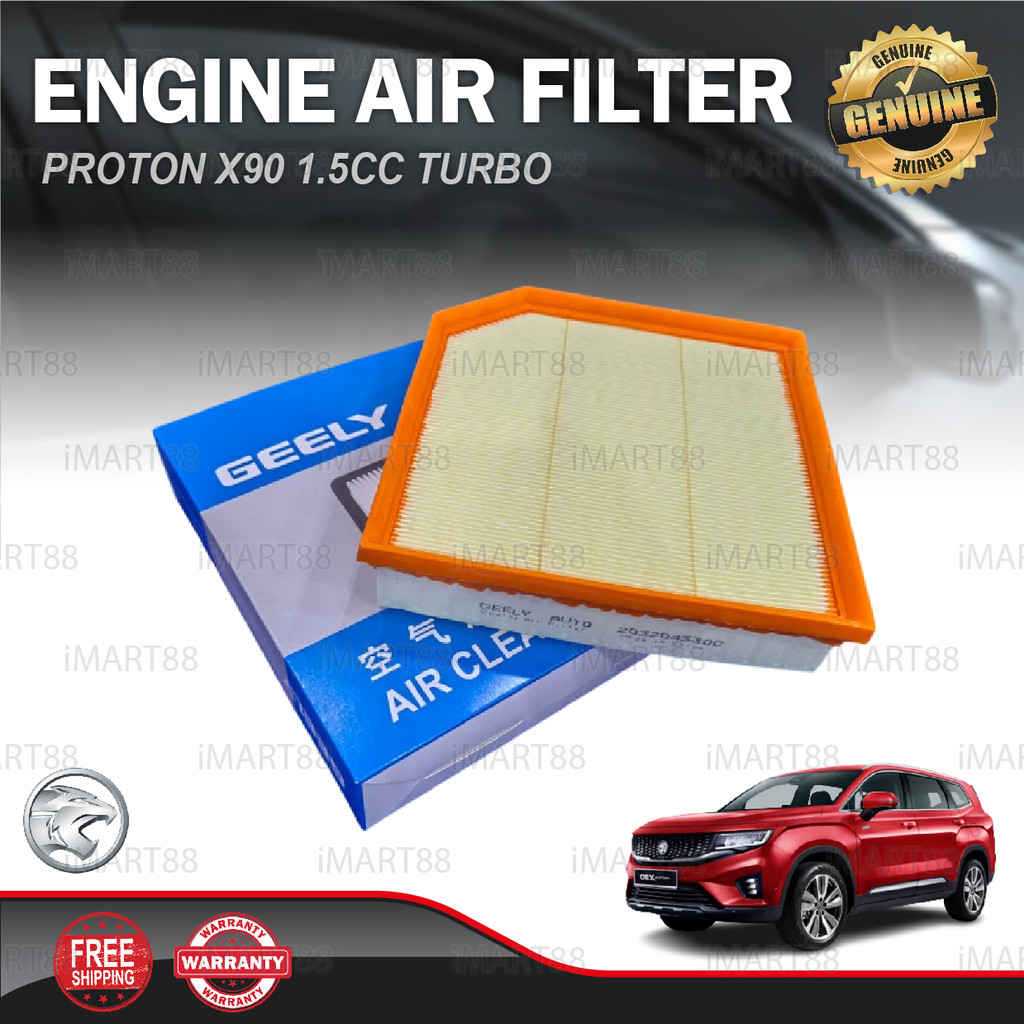 Engine Air Filter Normal - 2032043300 Proton X90 1.5CC Turbo Penapis ...