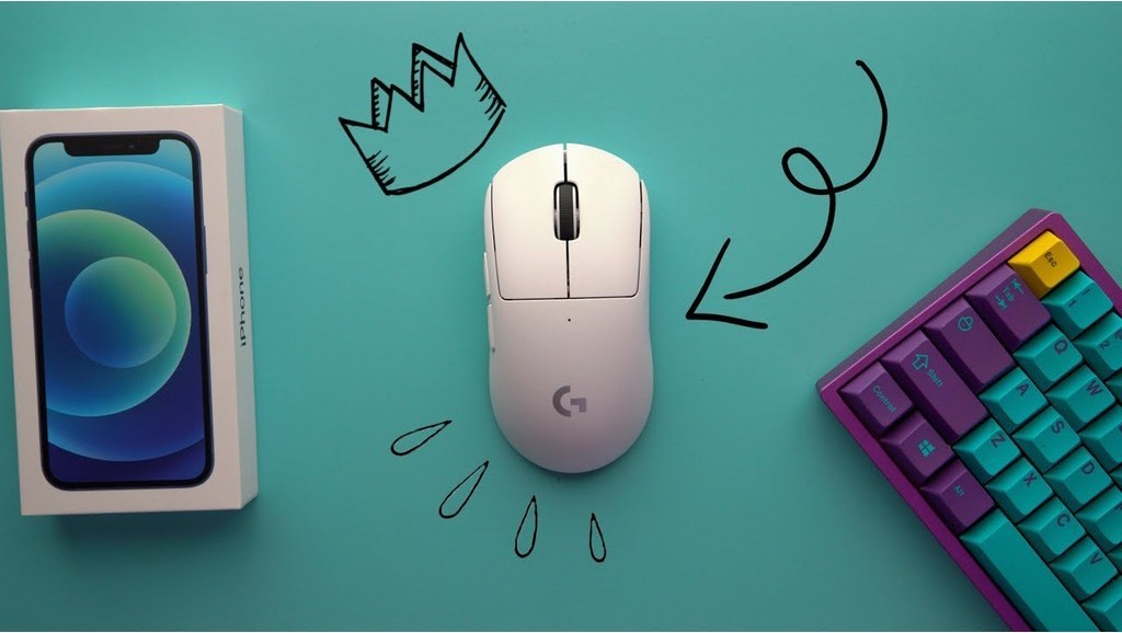 Logitech G Pro X Superlight Wireless Gaming Mouse (Pink , White ...