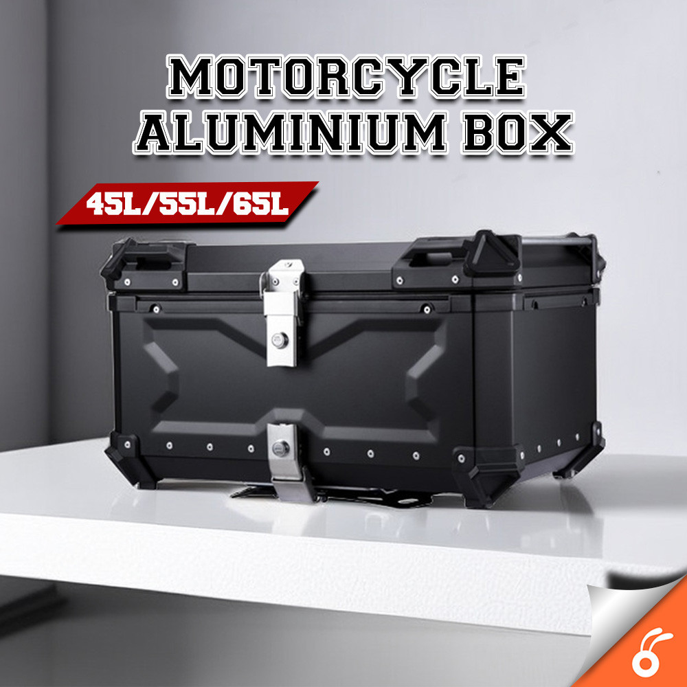 6212 ALUMINIUM BOX Tail Box X Design Kotak Motosikal Peti Aluminum Box ...