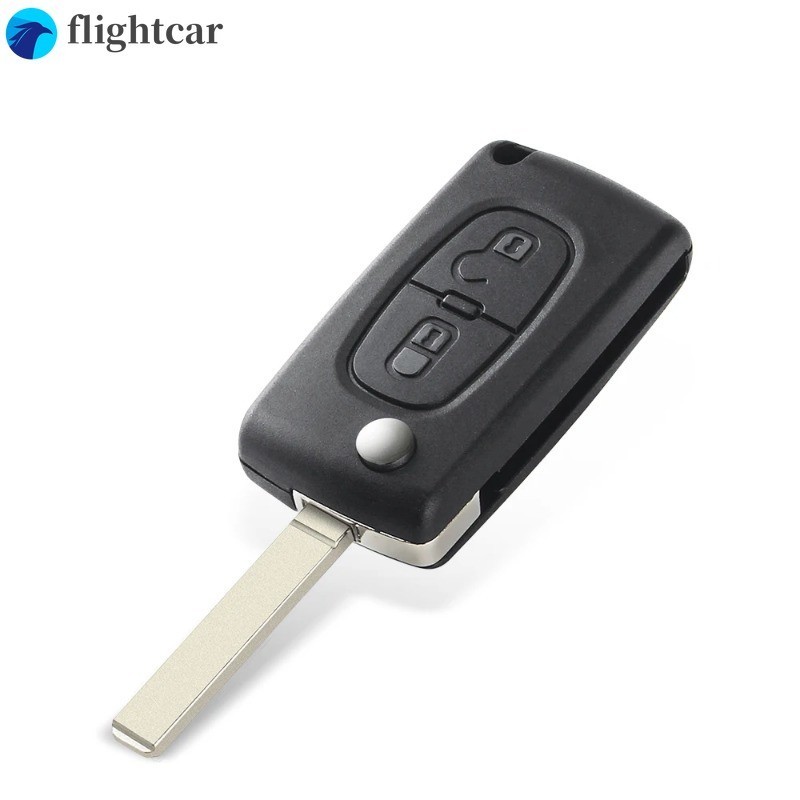 （FT）2/3 Buttons Remote Key Fob For Peugeot 207 307 407 408 308 For ...