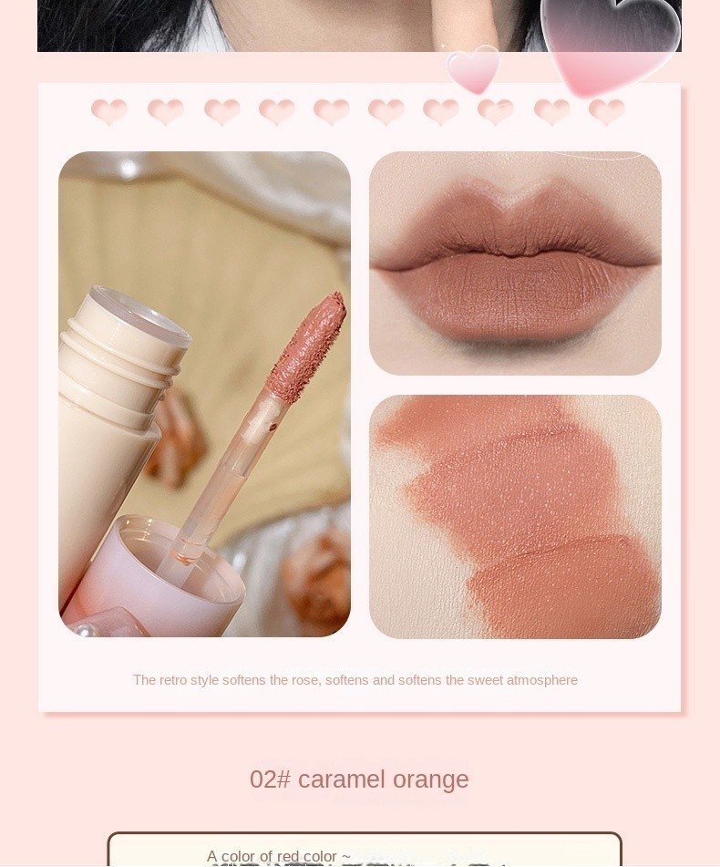 Velvet Matte Lip Tint, Silky Lip Matte, Lip Mud, Student Lip Makeup, Cosmetics | Shopee Malaysia