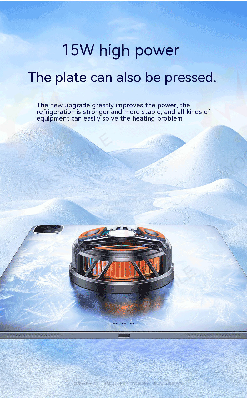 15W GT31 (ICE)Mobile Cooler for Mobile Phones Magnetic Attraction Back ...