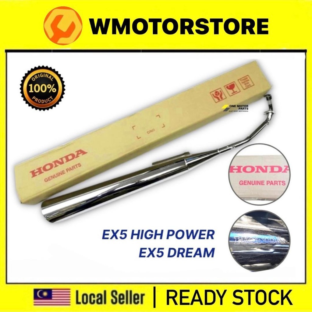 100% Original Honda EX5 Dream Muffler Exhaust Ekzos (Ready Stock) EX5 ...